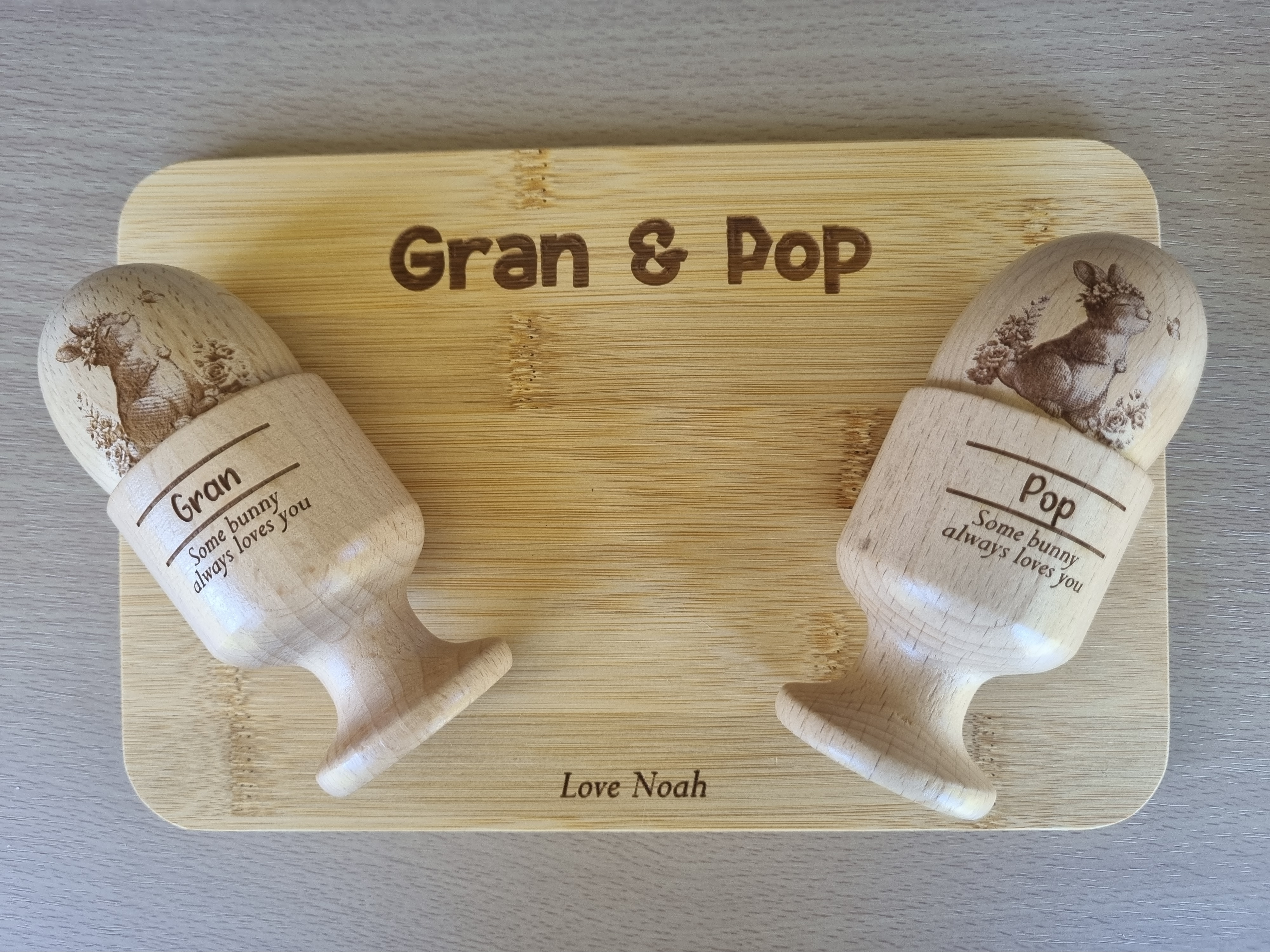 Toast Board & Egg Cups – Sweet Pea Creations
