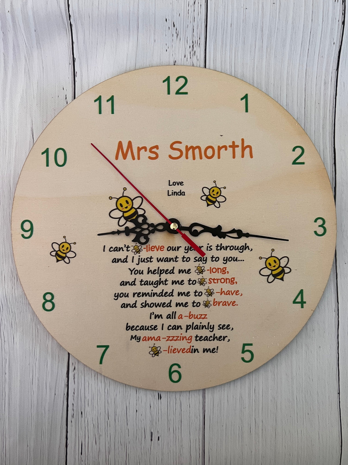 Timber Clocks – Sweet Pea Creations
