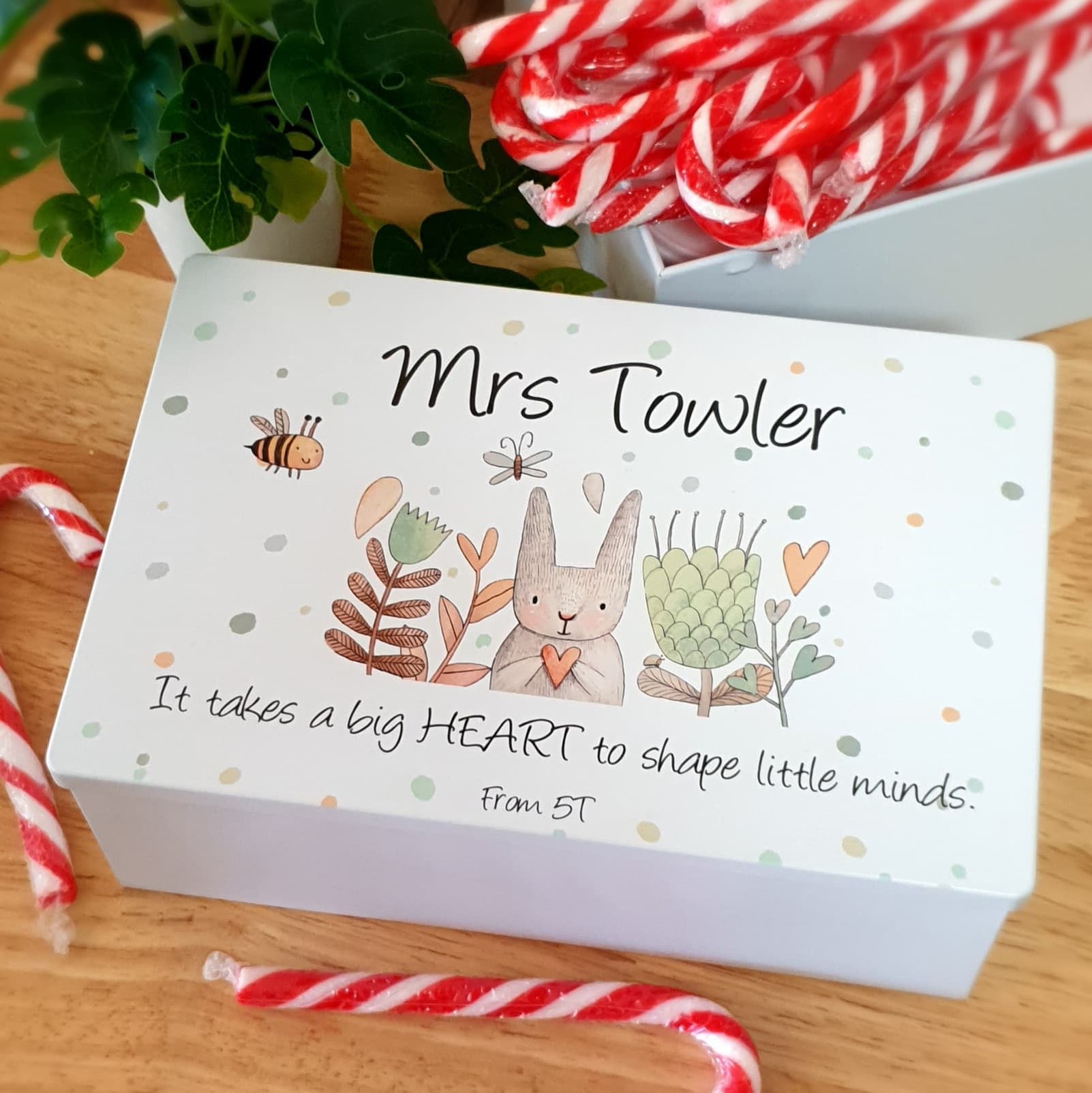 Personalised Tin – Sweet Pea Creations