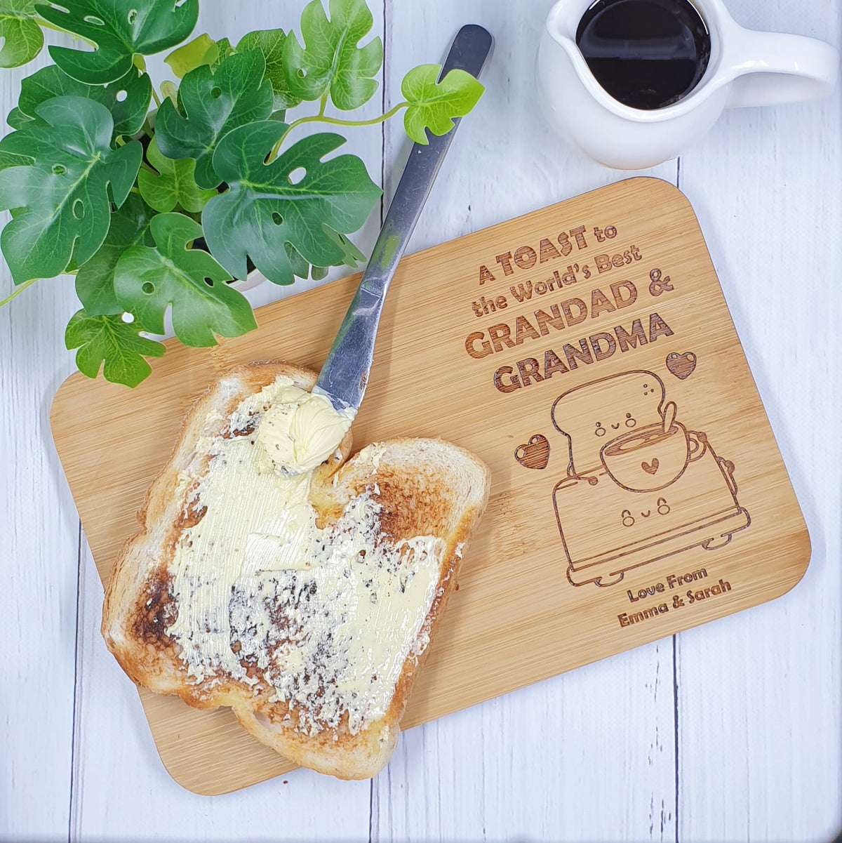 Personalised Toast Board – Sweet Pea Creations