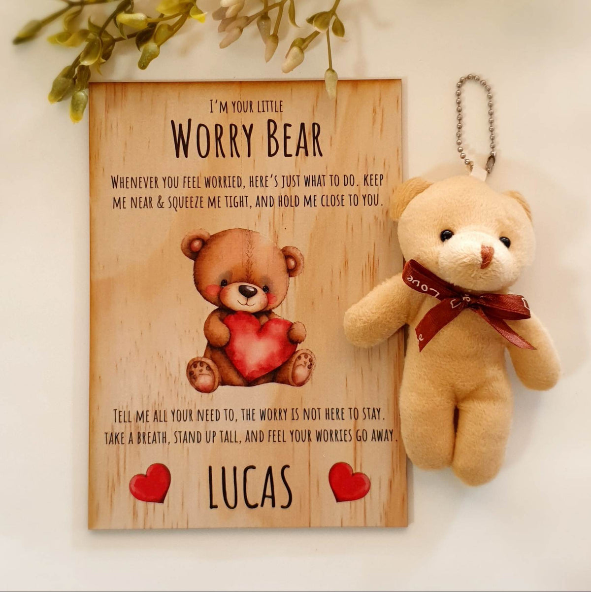 Worry Bear – Sweet Pea Creations